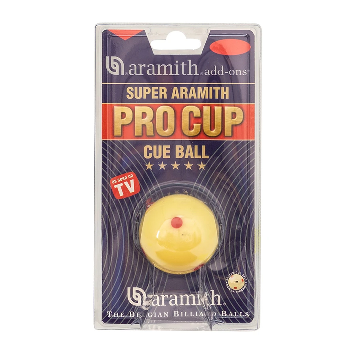 Aramith Super Pro Cup Billiard Cue Ball - 2 1/4in