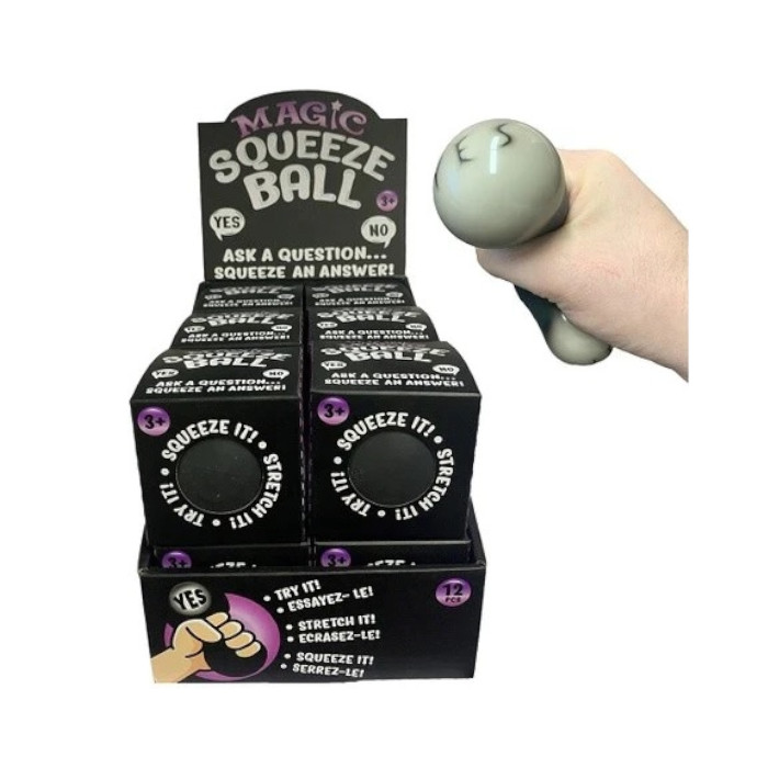 Super Squish Magic 8 Ball Squeeze Ball - 1 Ball per box