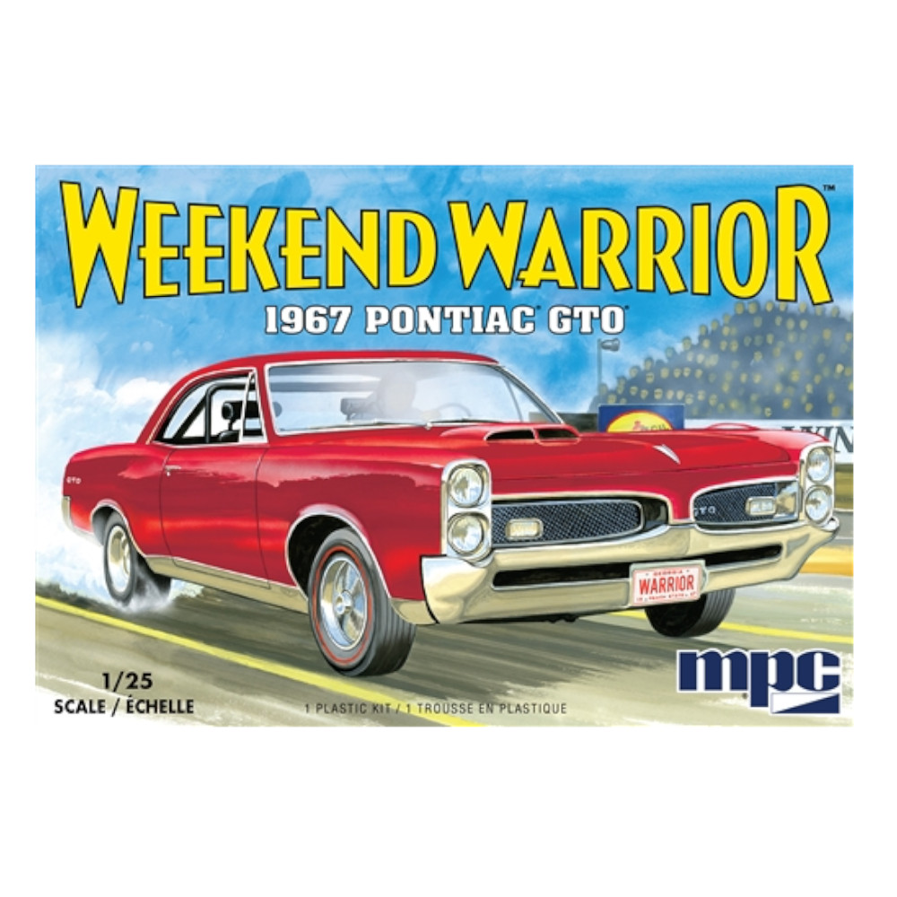 Model Products Corporation 1967 Pontiac GTO 1:25 Scale Model Kit