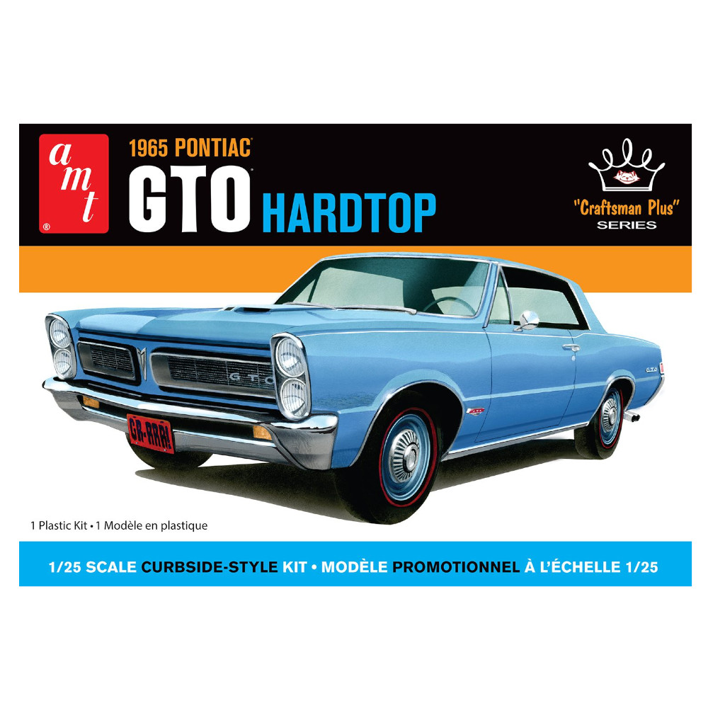 AMT 1965 Pontiac GTO Hardtop Craftsman Plus 1:25 Scale Model Kit