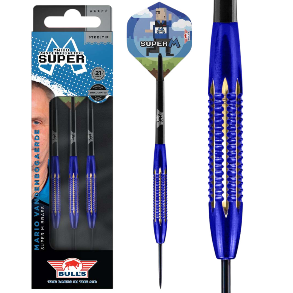 Bull's Mario Vandenbogaerde Super M Brass Darts