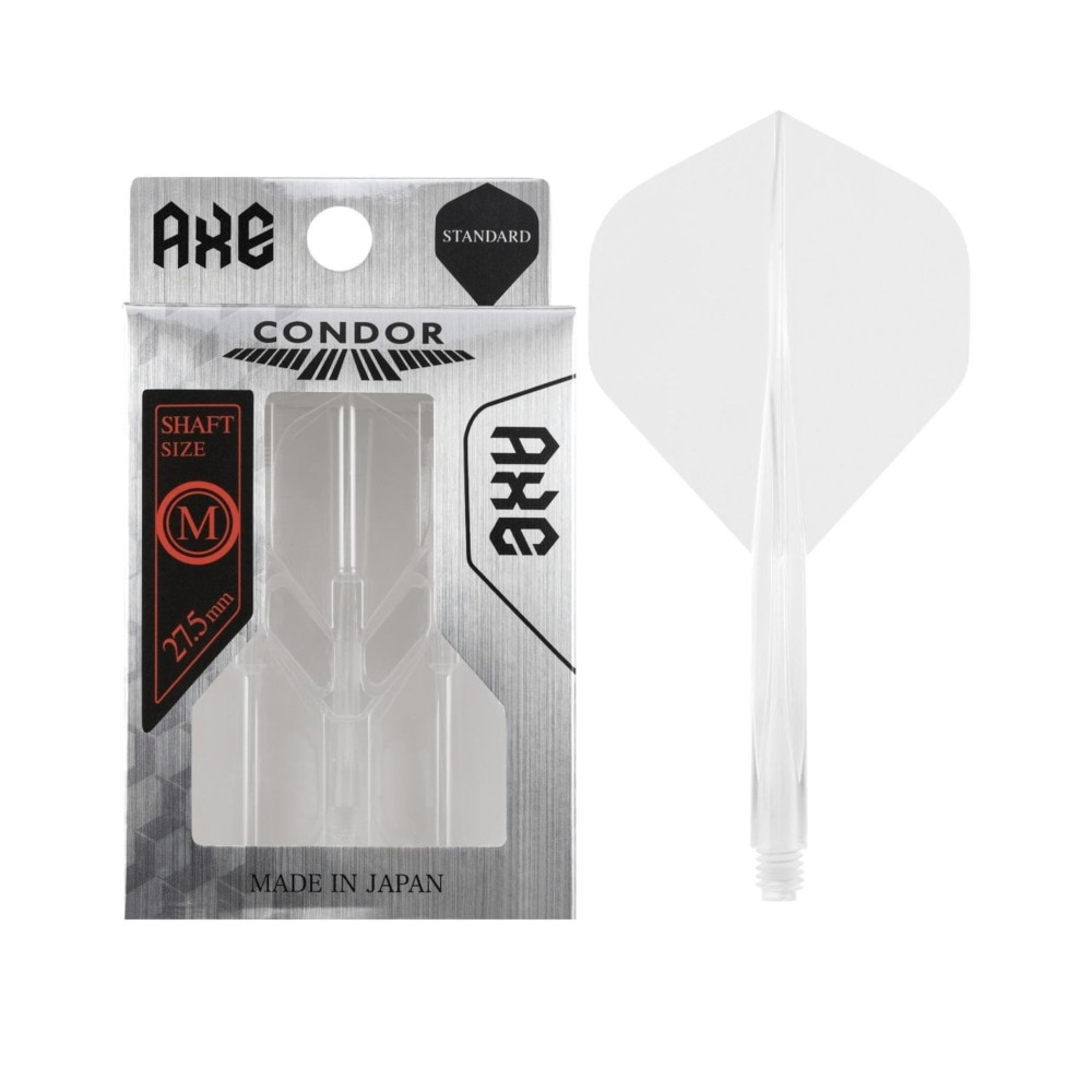 Condor Axe Flight and Shaft System - Clear, Medium, Standard Shape