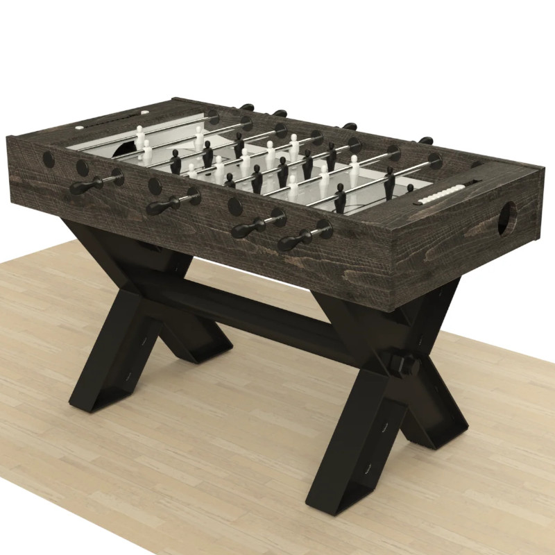 Canyon Foosball Table in Red Pine