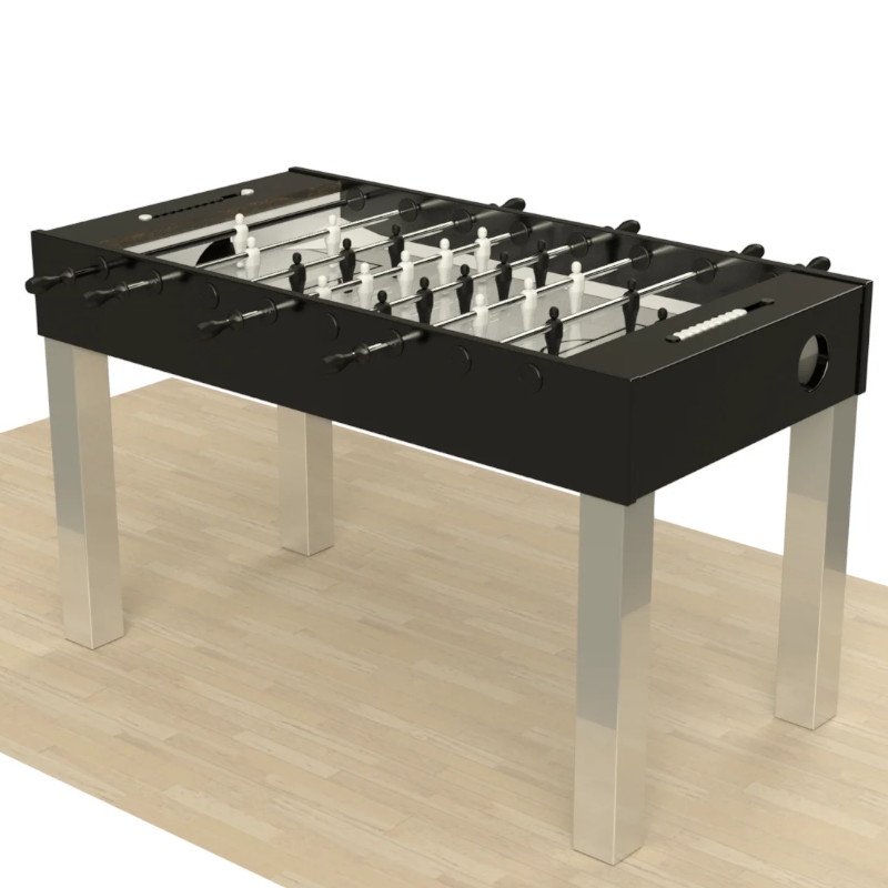 La Condo Evolution Foosball Table with Stainless Steel Legs