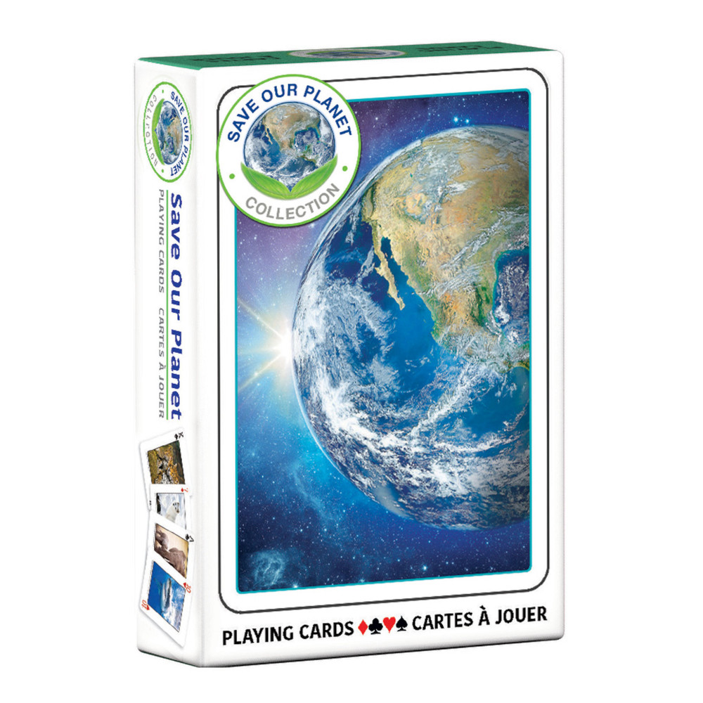 Eurographics Standard Index Save Our Planet Playing Cards - Single Deck