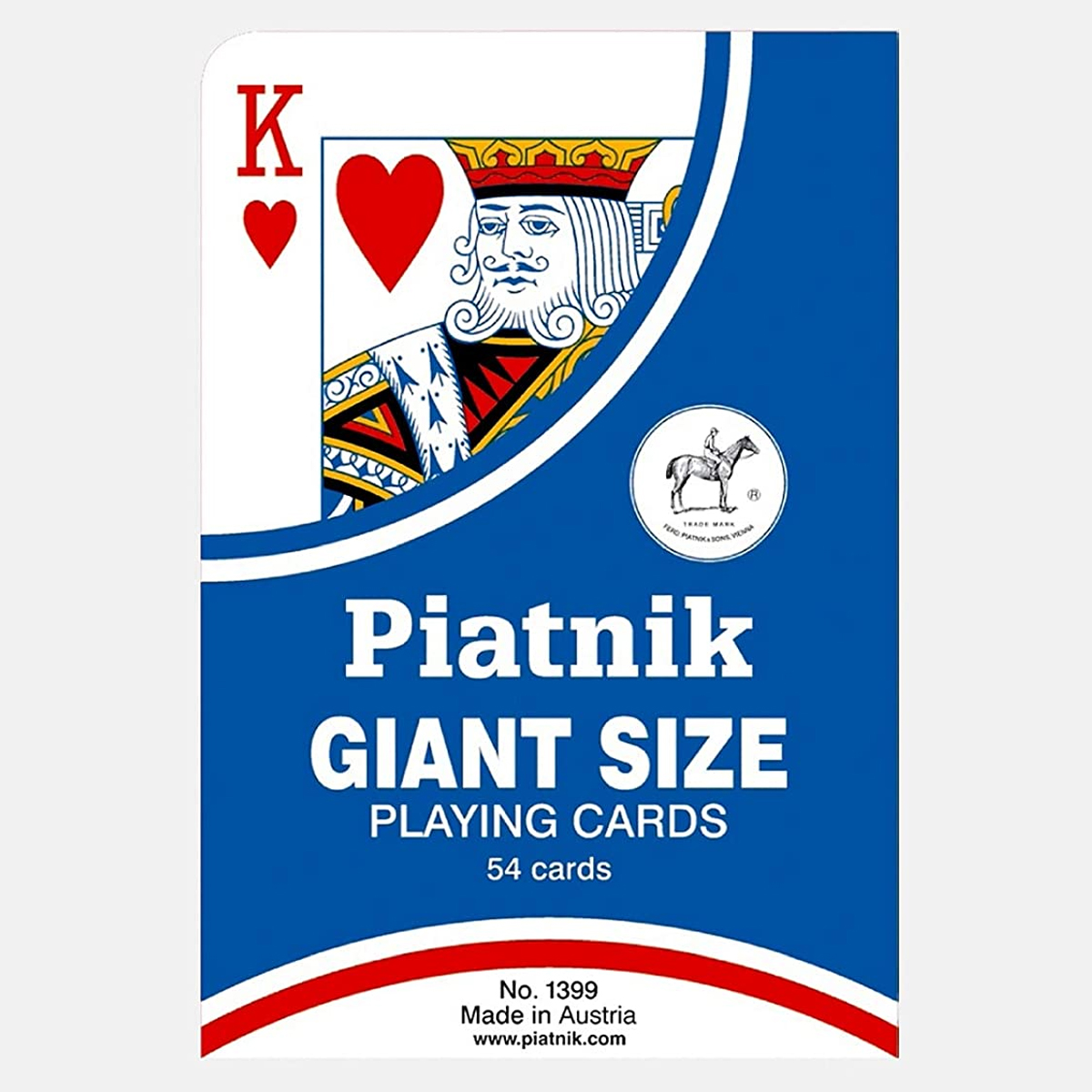 Piatnik Giant Size Playing Cards - Single Deck