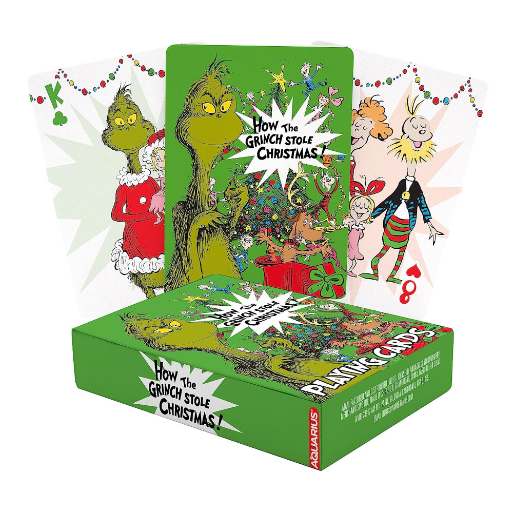 Aquarius Standard Index How The Grinch Stole Christmas Playing Cards ...