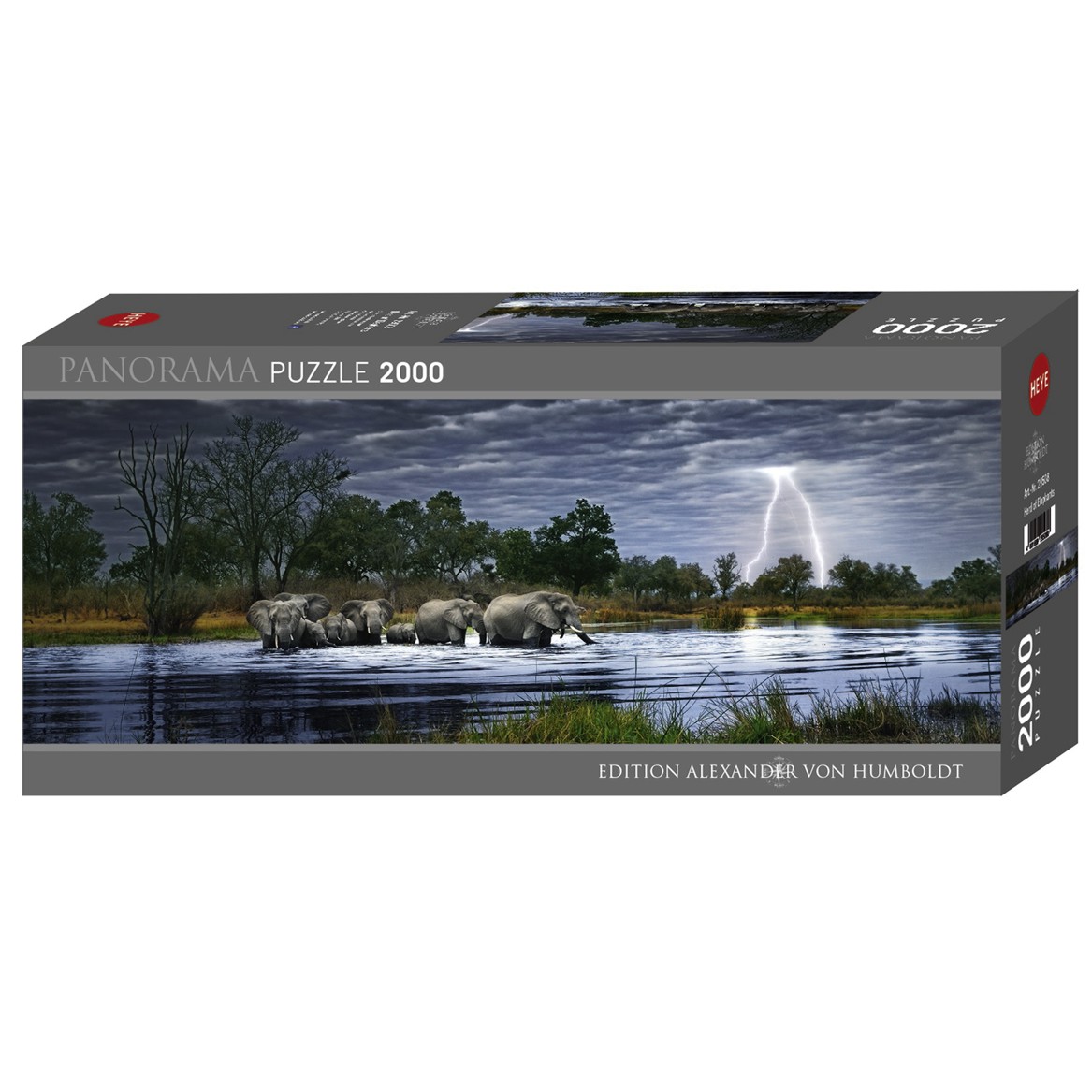 Heye Alexander von Humboldt Collection: Herd Of Elephants 2000 Piece ...