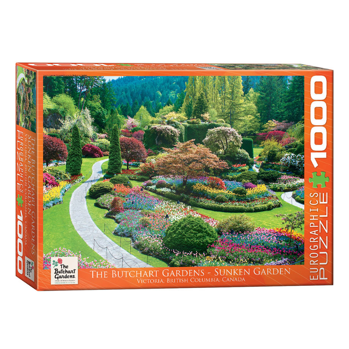 EuroGraphics The Butchart Gardens: Sunken Garden 1000 Piece Puzzle ...