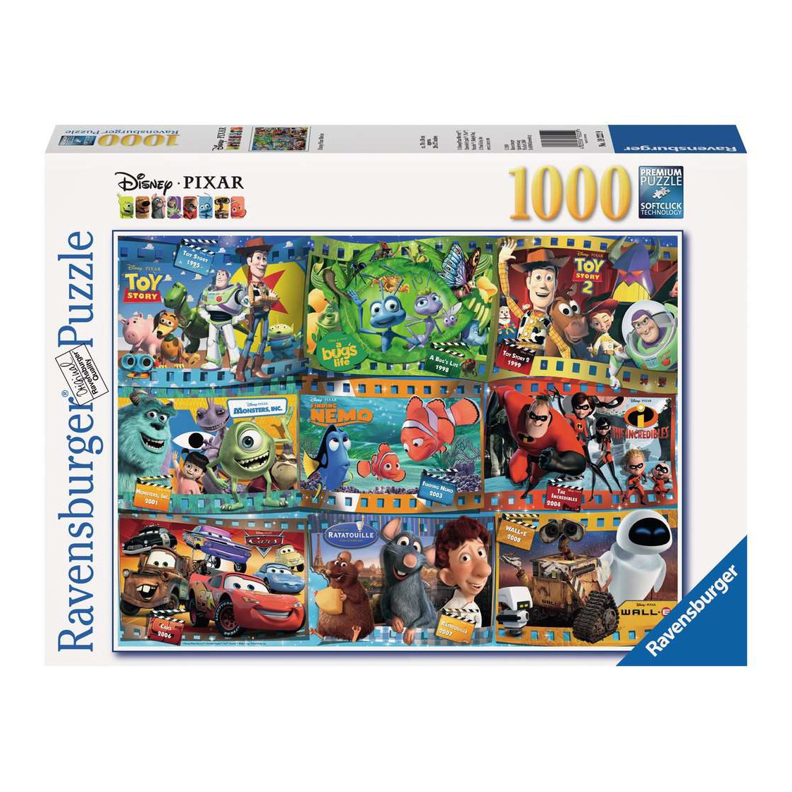 Ravensburger Disney Pixar: Disney Pixar Movies 1000 Piece Puzzle (19222)