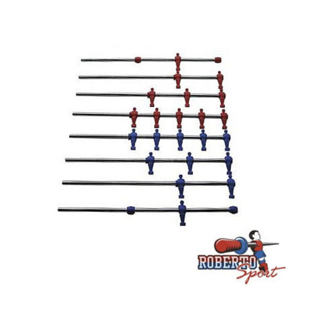 Roberto Sport Telescopic Foosball Rods - 18 mm